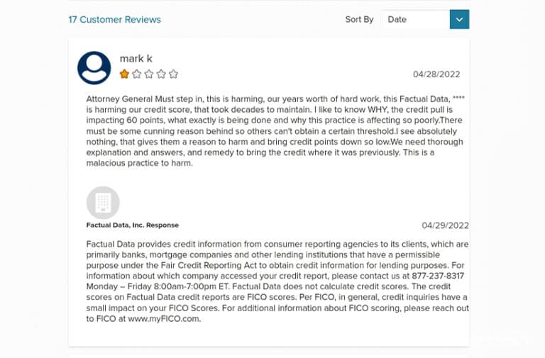 Why Does a “Factual Data” Inquiry Appear on My Credit Report?