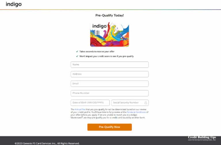 Indigo Platinum Mastercard Login and Payment Portal
