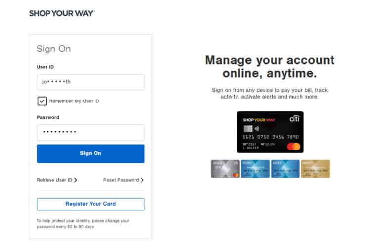 How to Access The Shop Your Way Mastercard Login Payment Area